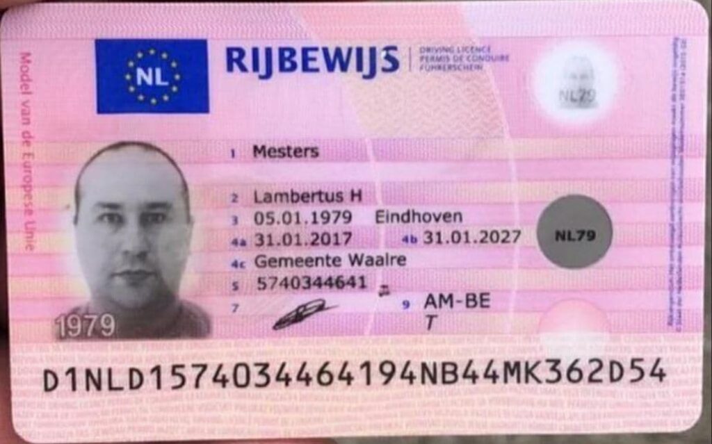 Buy Driving License of Netherlands - Buy Global Document